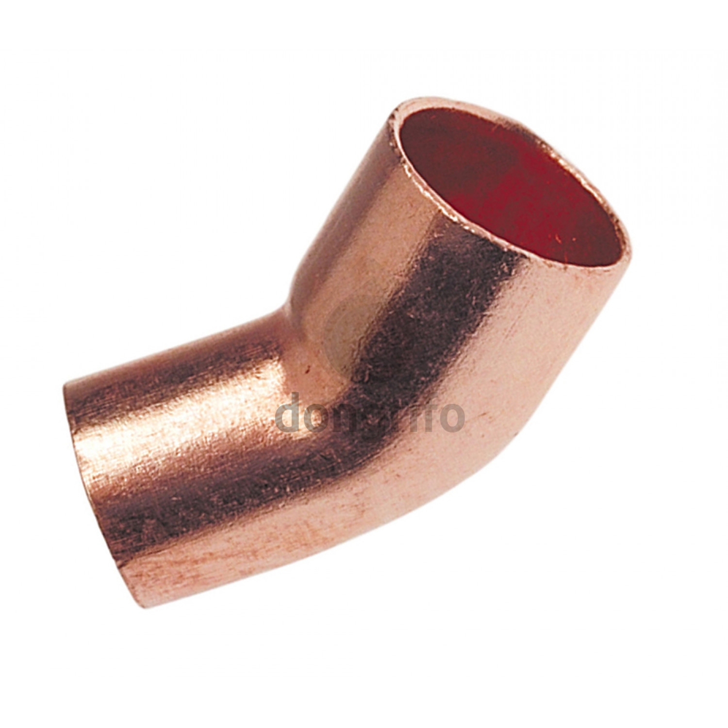 codo de cobre macho-hembra a 45º para soldar