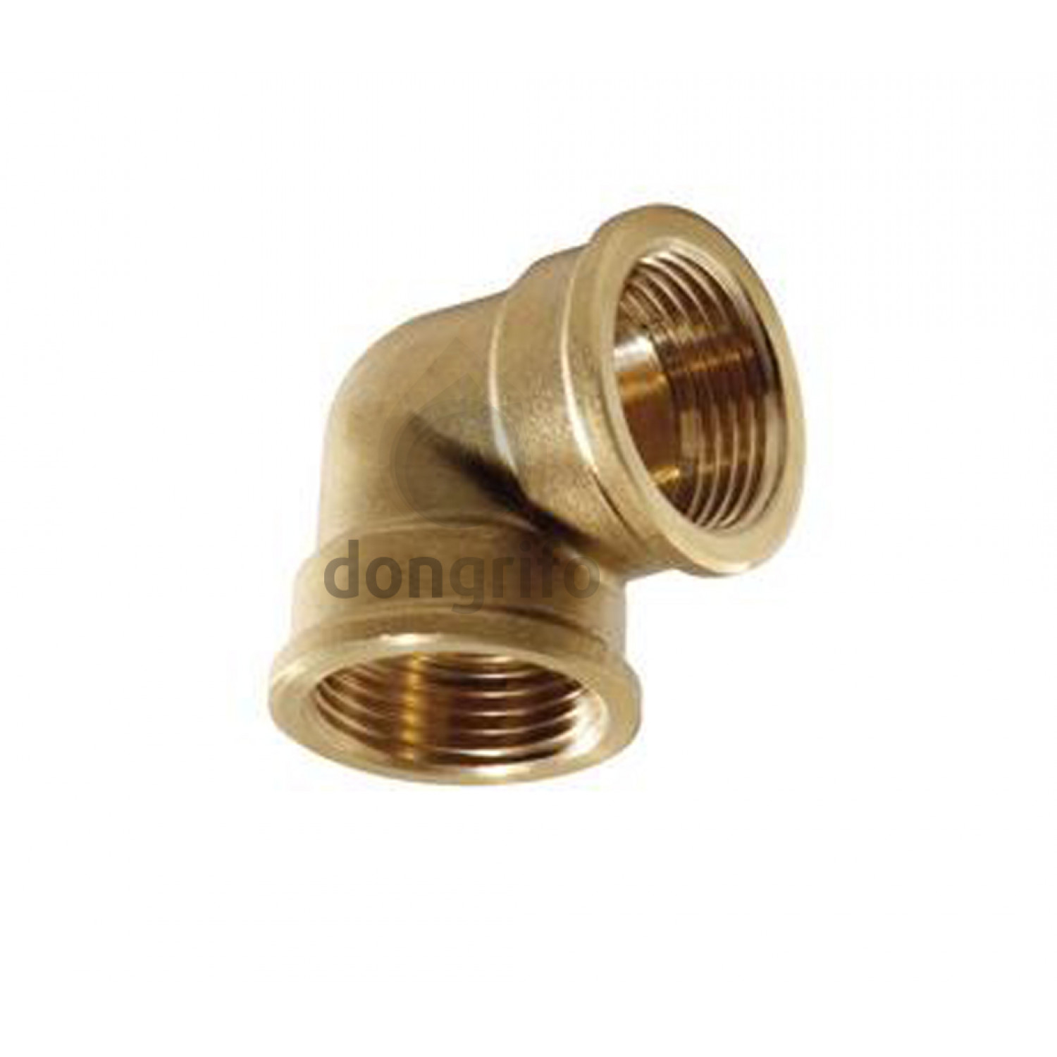 codo de laton para roscar hembra-hembra