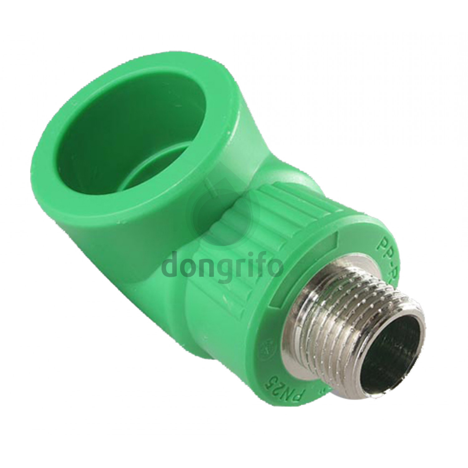 codo mural con rosca macho de polipropileno ppr