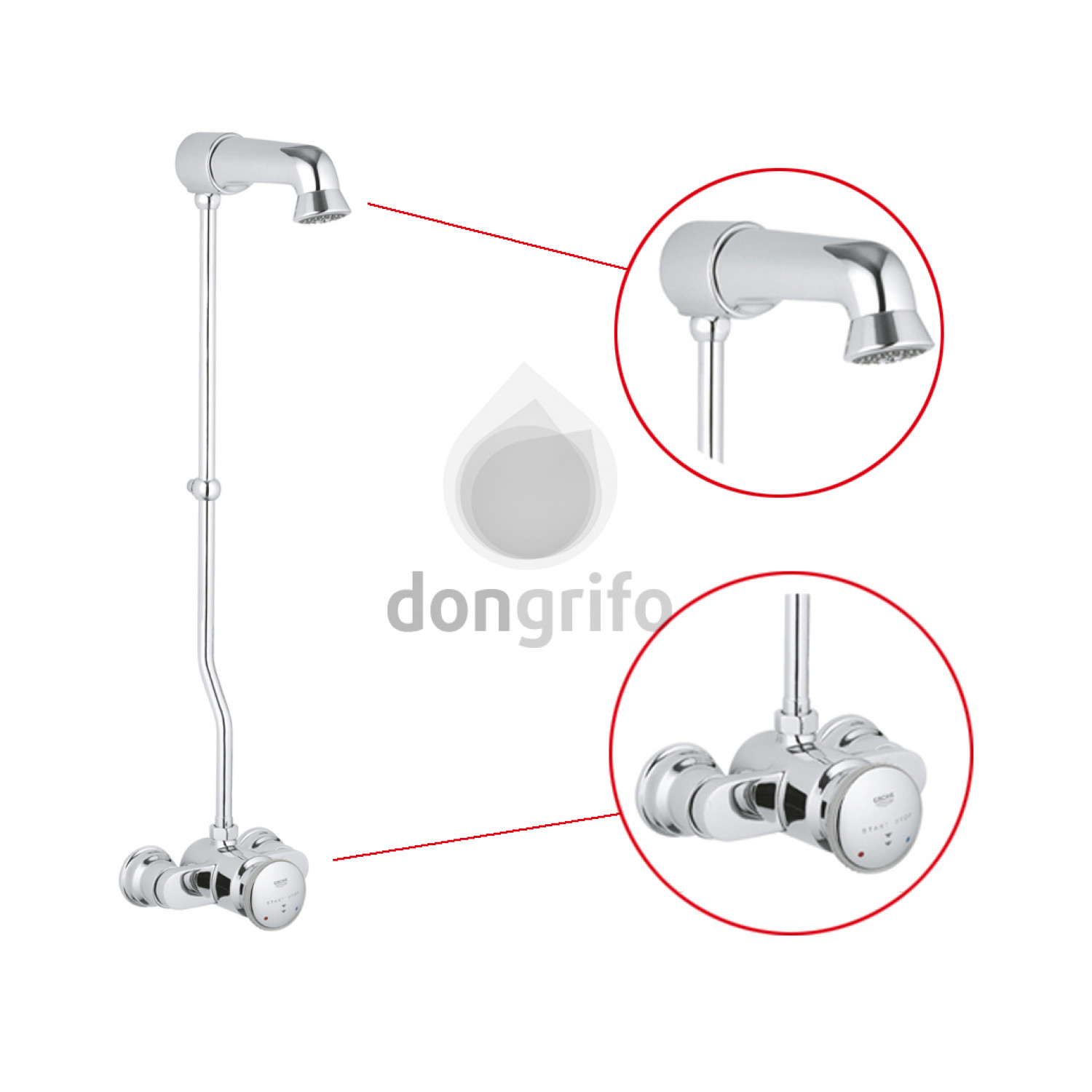 grohe contromix 36117000 Columna de ducha Temporizada