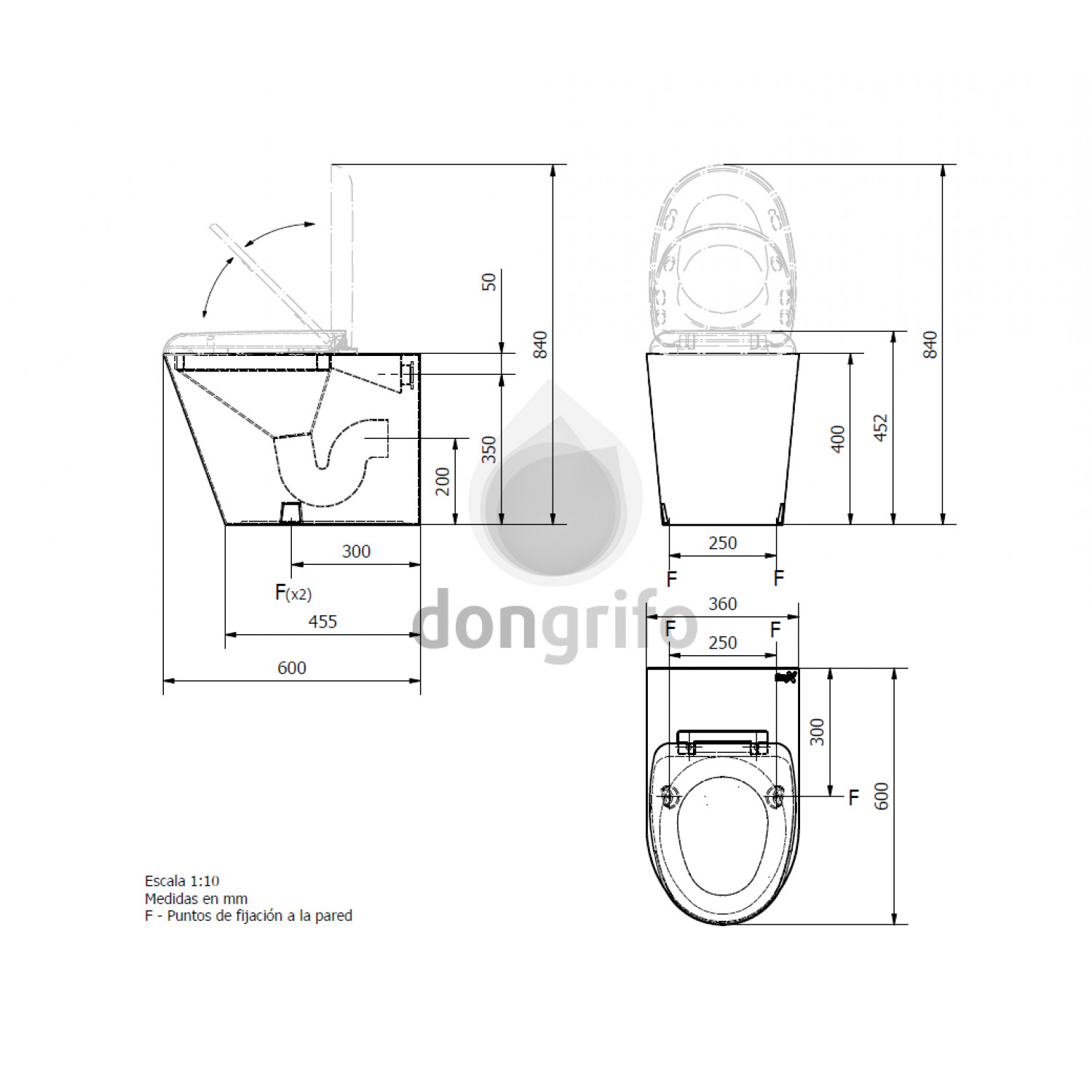 inodoro wc acero inoxidable