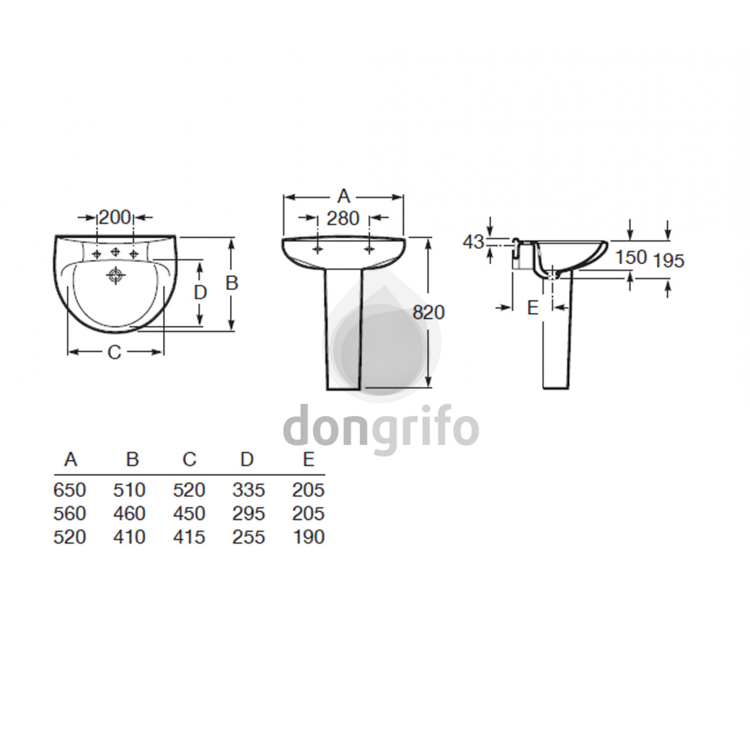 lavabo de porcelana roca victoria con pedestal