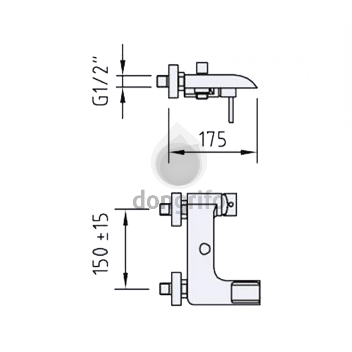 monomando banera cascada clv-98447 dongrifo
