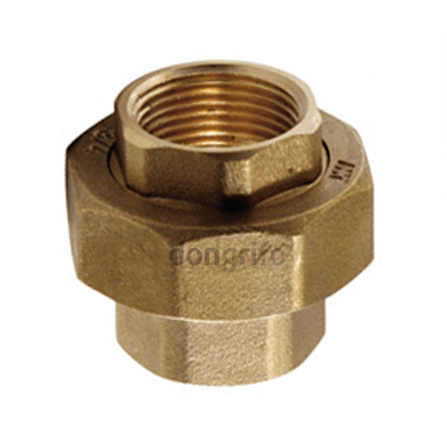 Racor de union tres 3 piezas roscar hembra hembra