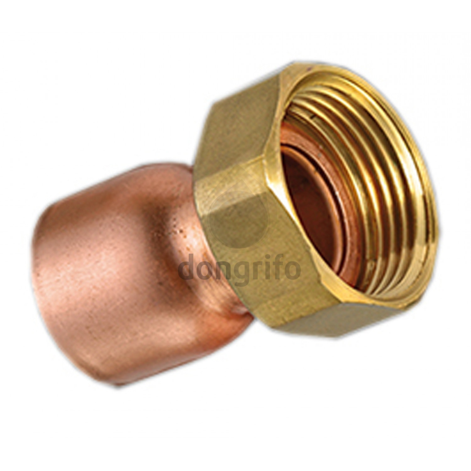 Racor loco mixto para soldar-roscar cobre-laton