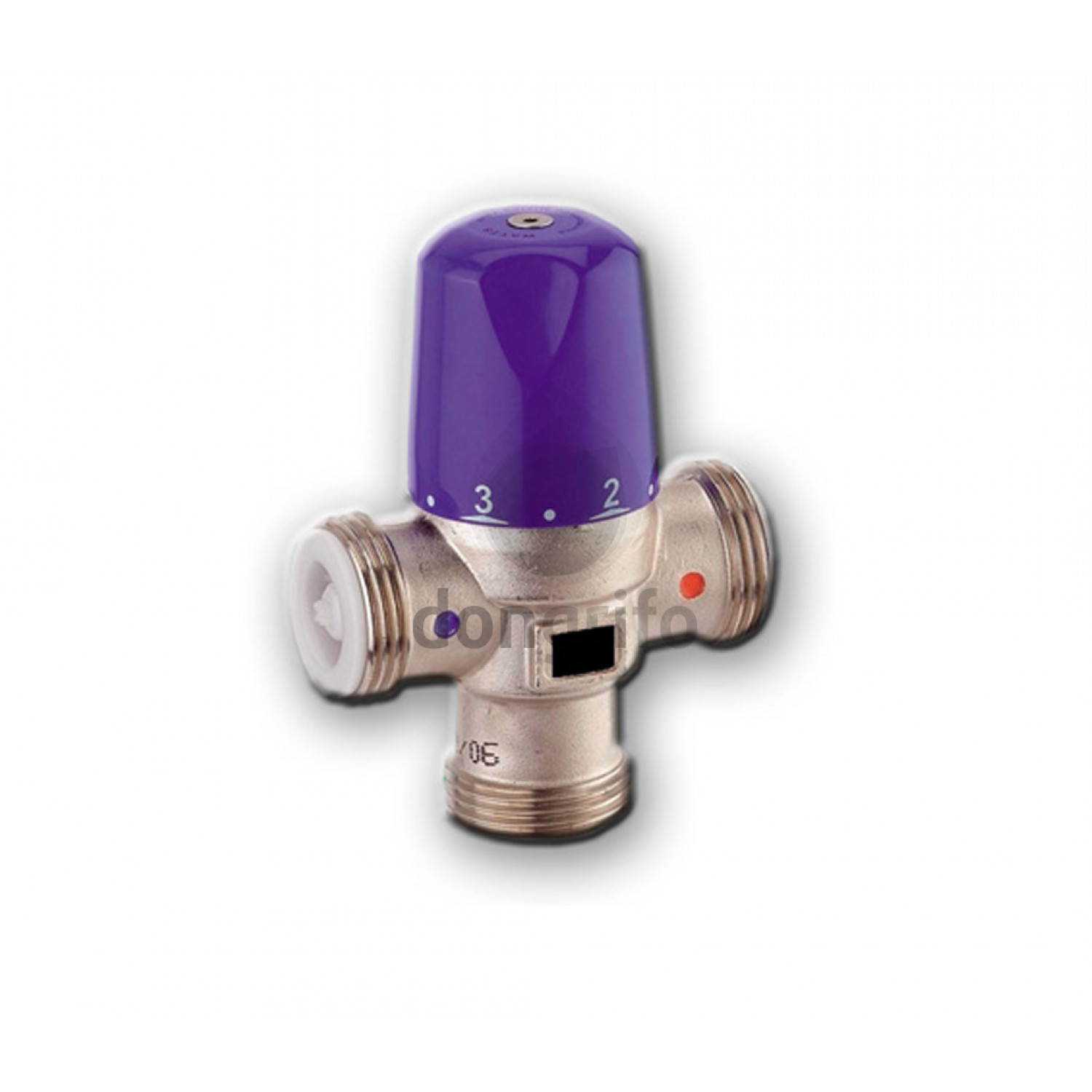 Válvula mezcladora termostatica marca ARU, modelo 300.17 1 PULGADA